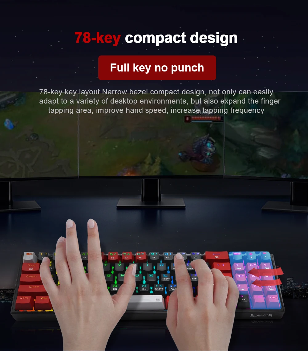 POLLUX PRO K628-PRO - REDRAGON TH - Sole Distributor in Thailand